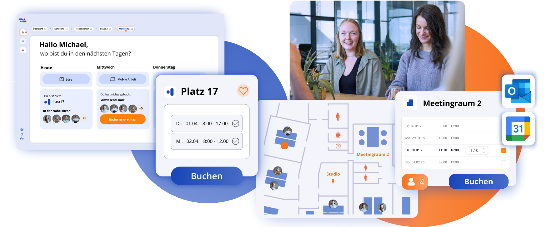 Desk Sharing Software für flexible Teams | desk.ly
