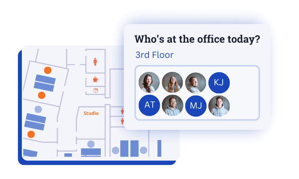 Display office attendance | desk.ly