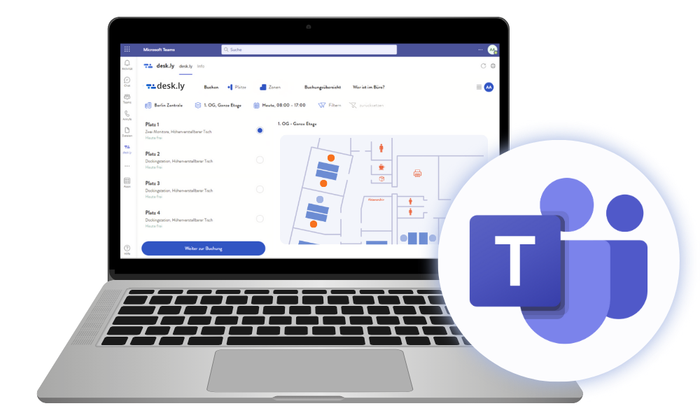 Desk Sharing Software für Microsoft | desk.ly